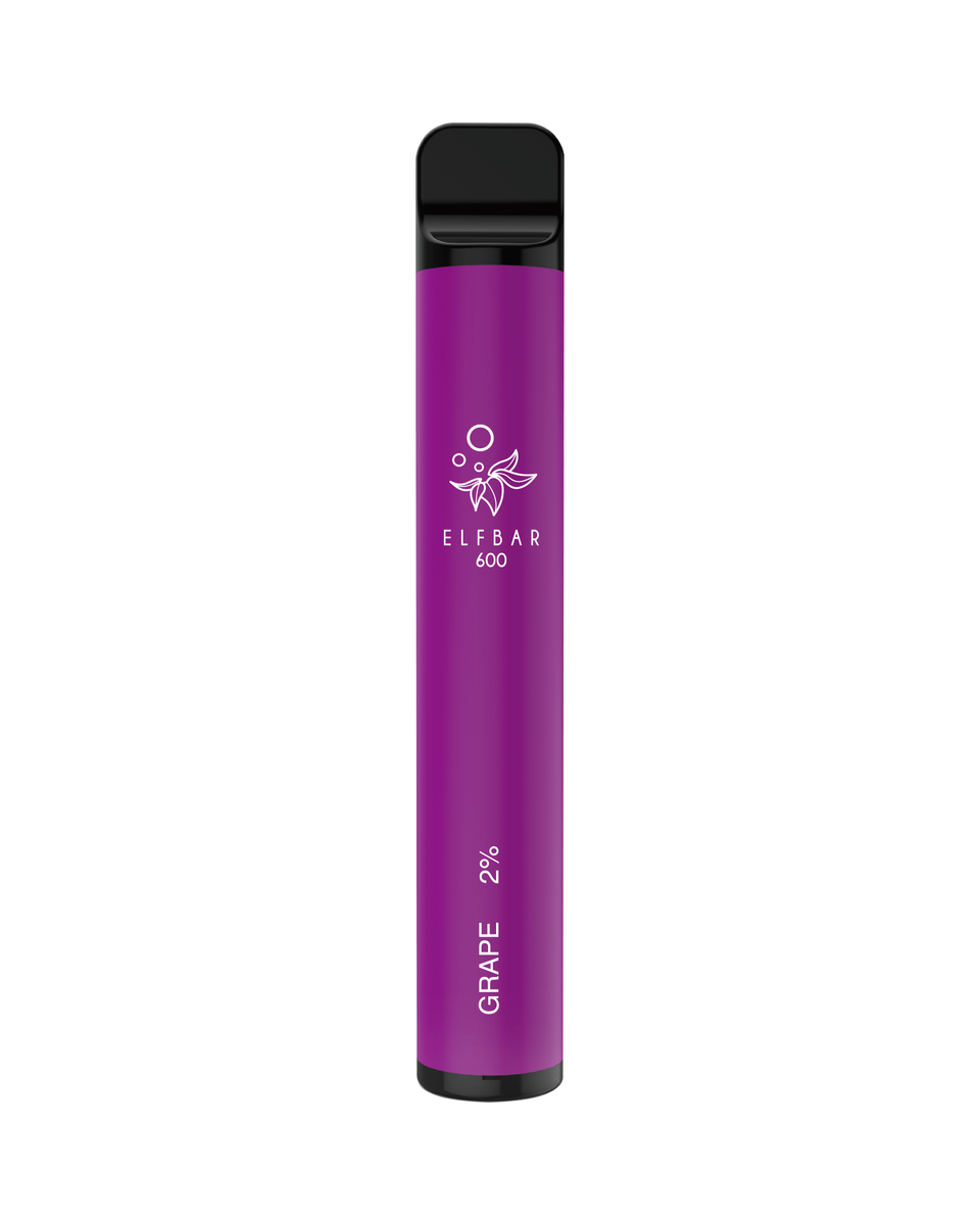 ELFBAR 600 Grape Disposable Pen – Vaping Direct