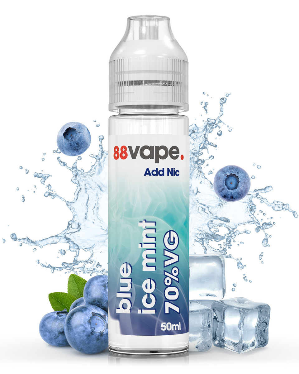 Blue Ice Mint Short Fill - 70% VG | 88Vape – Vaping Direct