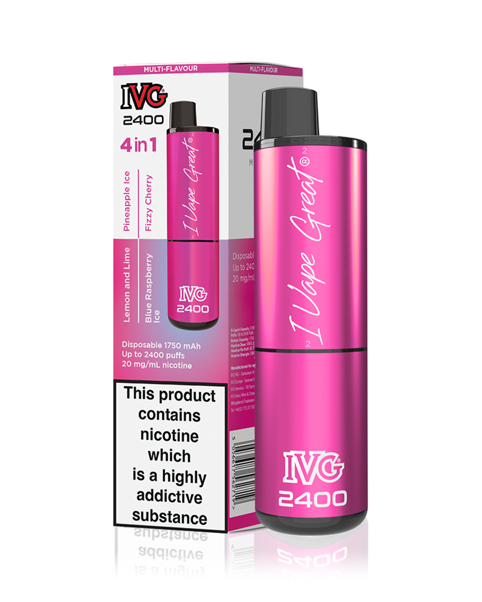 Special Edition IVG 2400 4-in-1 Disposable – Vaping Direct