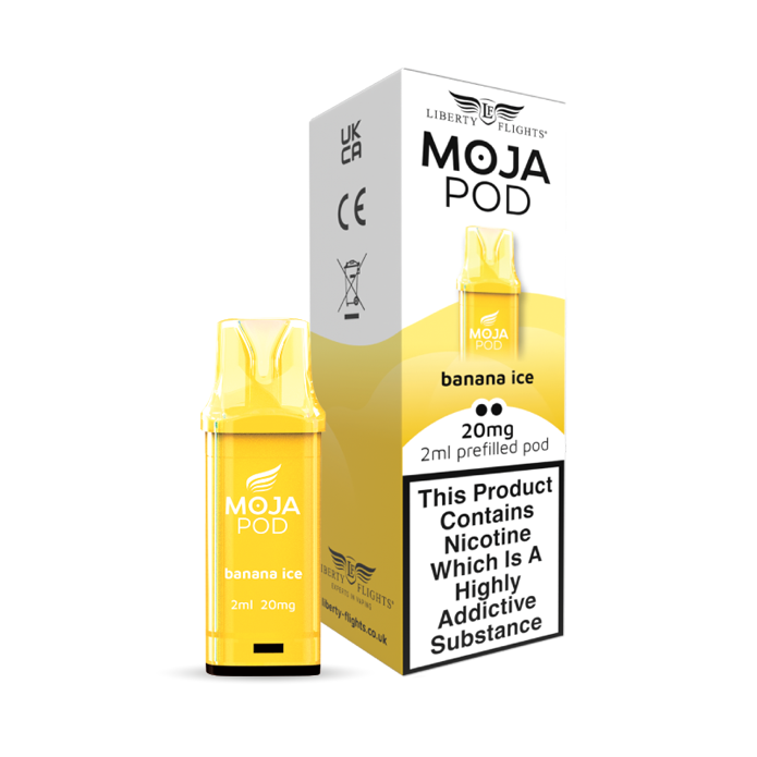 MOJA POD Refill - Banana Ice – Vaping Direct