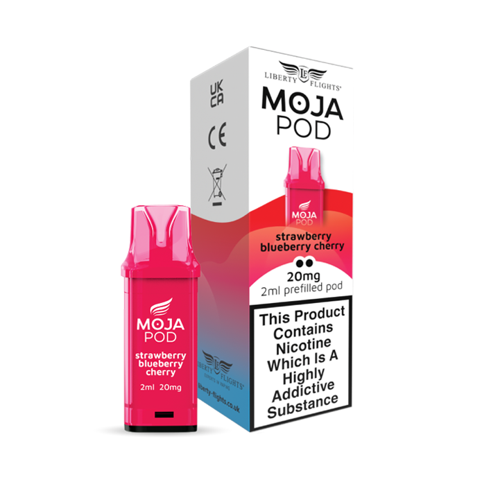 MOJA POD Refill - Strawberry Blueberry Cherry – Vaping Direct