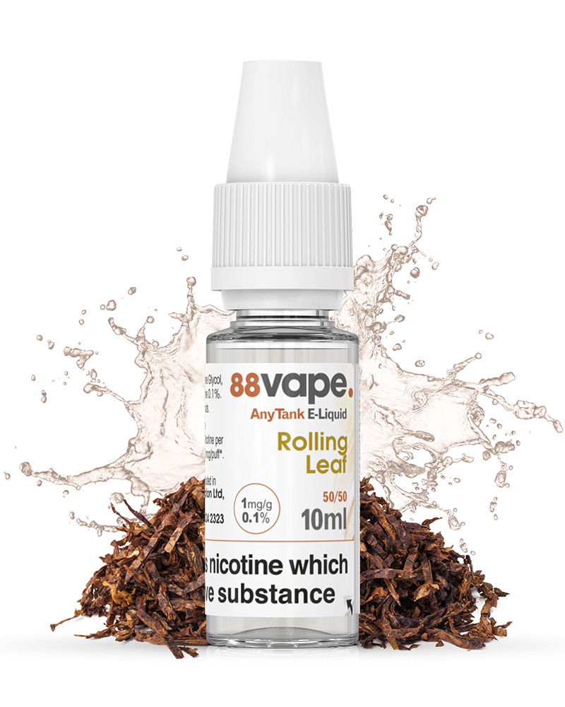 88Vape Rolling Leaf Tobacco E Liquid Just £1 | Vaping Direct