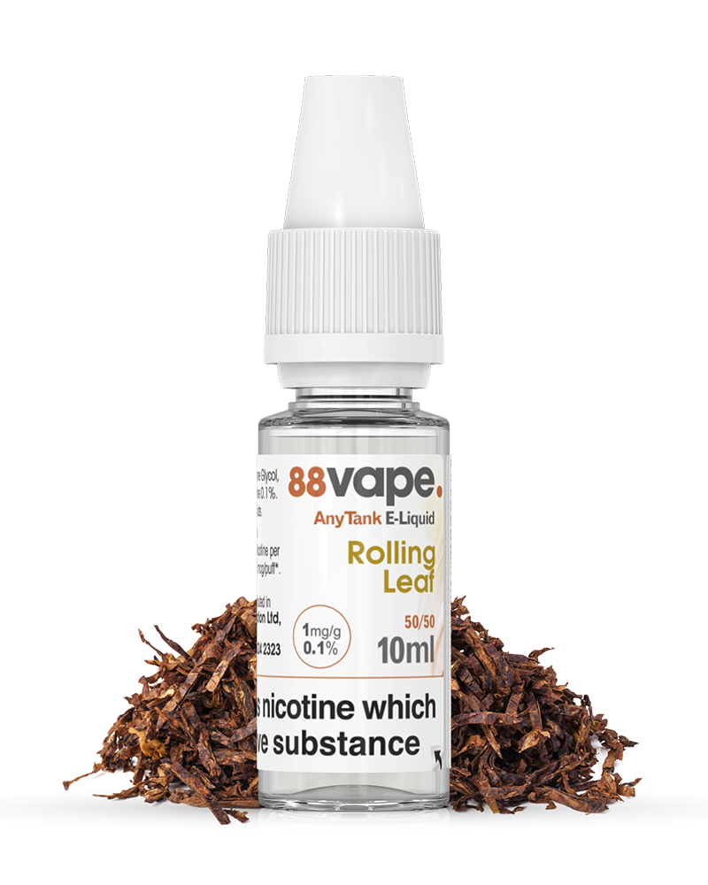 88Vape Rolling Leaf Tobacco E Liquid Just £1 | Vaping Direct